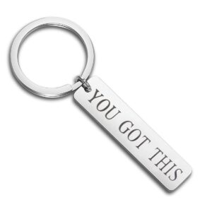 jstud you got this inspiration keychain uplifting personalized birthday gifts keychain for women men friends