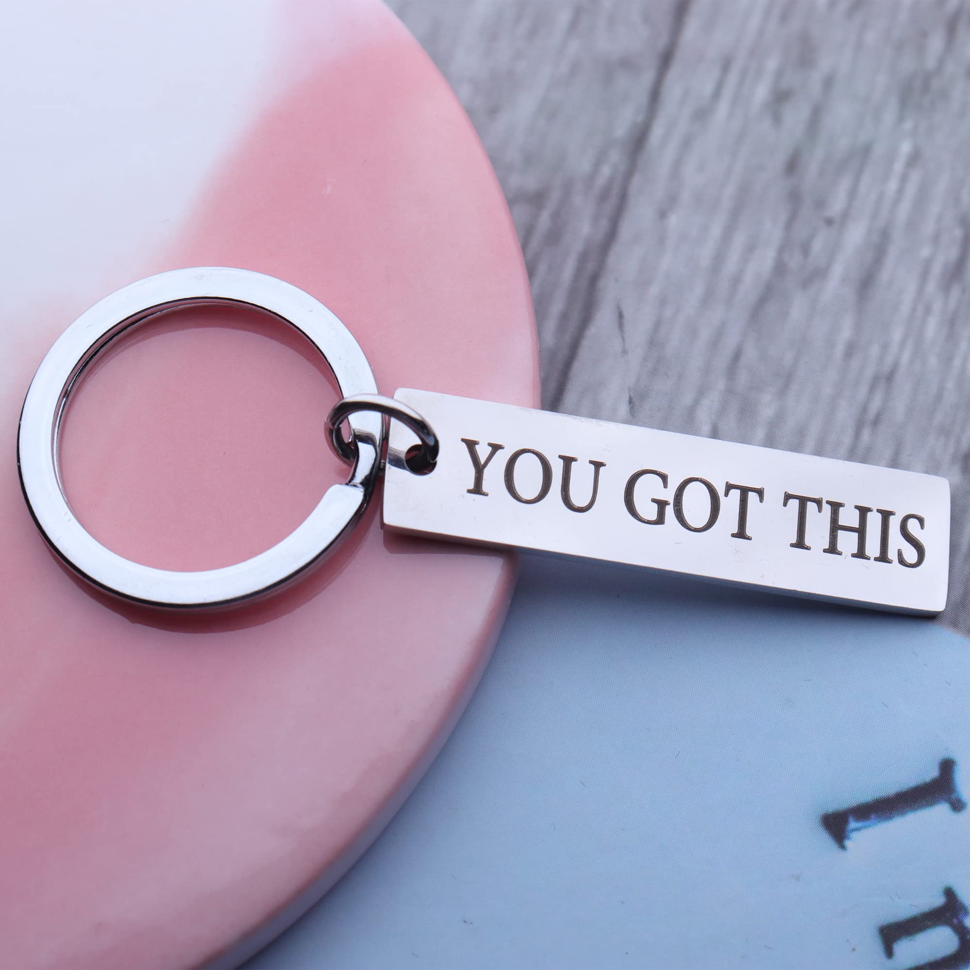 Jstud You Got This Inspiration Keychain Uplifting Personalized Birthday Gifts Keychain for Women Men Friends