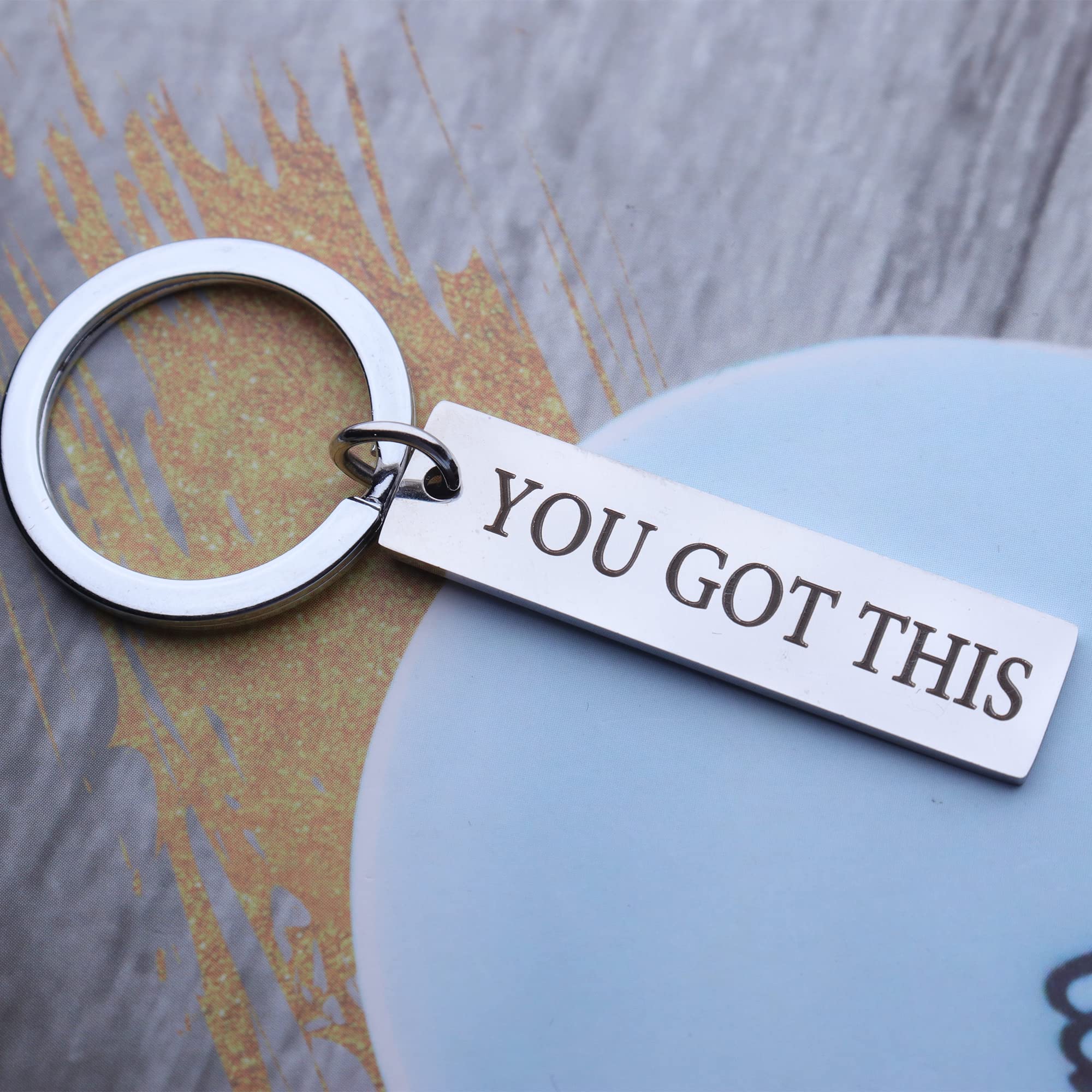 Jstud You Got This Inspiration Keychain Uplifting Personalized Birthday Gifts Keychain for Women Men Friends