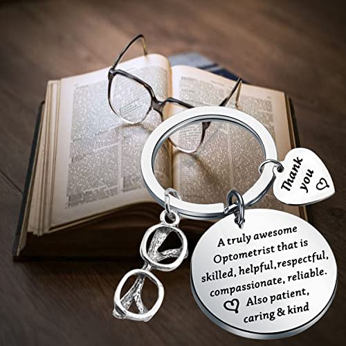 Lywjyb Birdgot Optometrist Gift Doctor Jewelry Gift for Optometrist Graduation Gift for Optometrist Optometrist Keychain Vision Gift for Optometry (Optometrist ke)