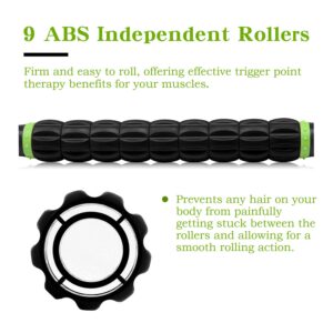 Muscle Roller, Massage Roller Stick for Athletes, Help Reducing Muscle Soreness Cramping Tightness Leg Arms Back Calves Muscle Massager