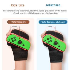 Wrist Strap for Switch Just Dance 2024 2023 2022 2021 2020 2019 Boxing Design (Free The Hands,Dance Freely with Rhythm) RedBlue