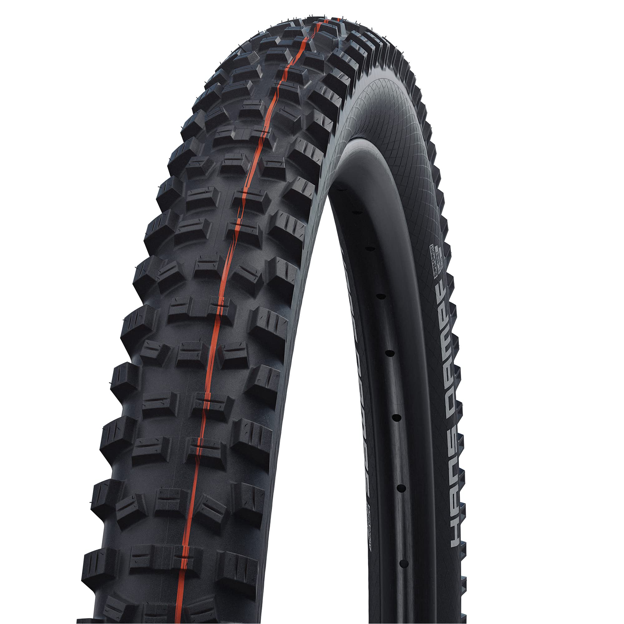 Schwalbe - Hans Dampf All Terrian and All MTB Tubeless Folding Bike Tire | 29 x 2.35 | Evolution Line, Super Gravity, Addix Soft | Black