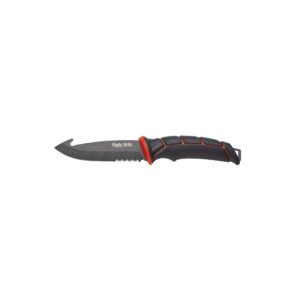 ugly stik tools gut hook bait fishing knife, black