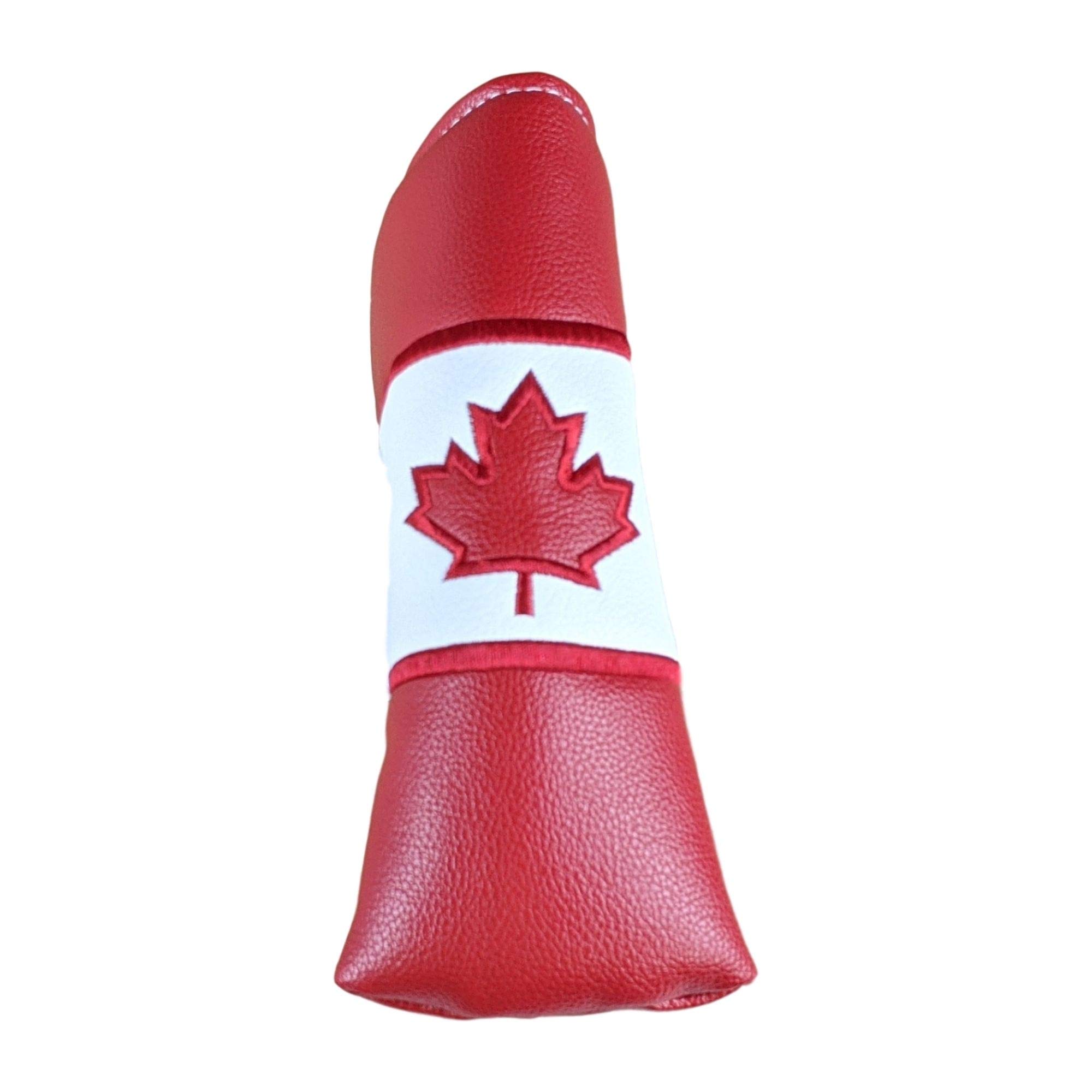 Foretra - Canada Flag - Golf Putter Headcover Quality PU Leather Magnetic Closure for Blade Style Putters