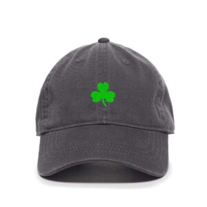 3 leaf clover shamrock baseball cap embroidered cotton adjustable dad hat