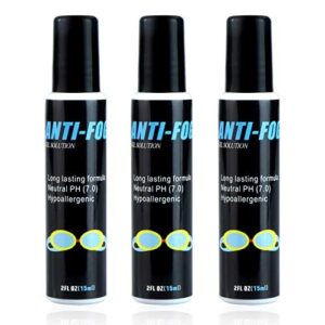 lifeart anti fog spray for swim goggles, ski masks, snorkeling and diving masks, prevents fogging, anti-static, streak-free, unscented, alcohol and ammonia free (3 bottles)