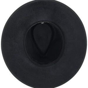 Brixton womens Jo Rancher Fedora, Black, Medium US