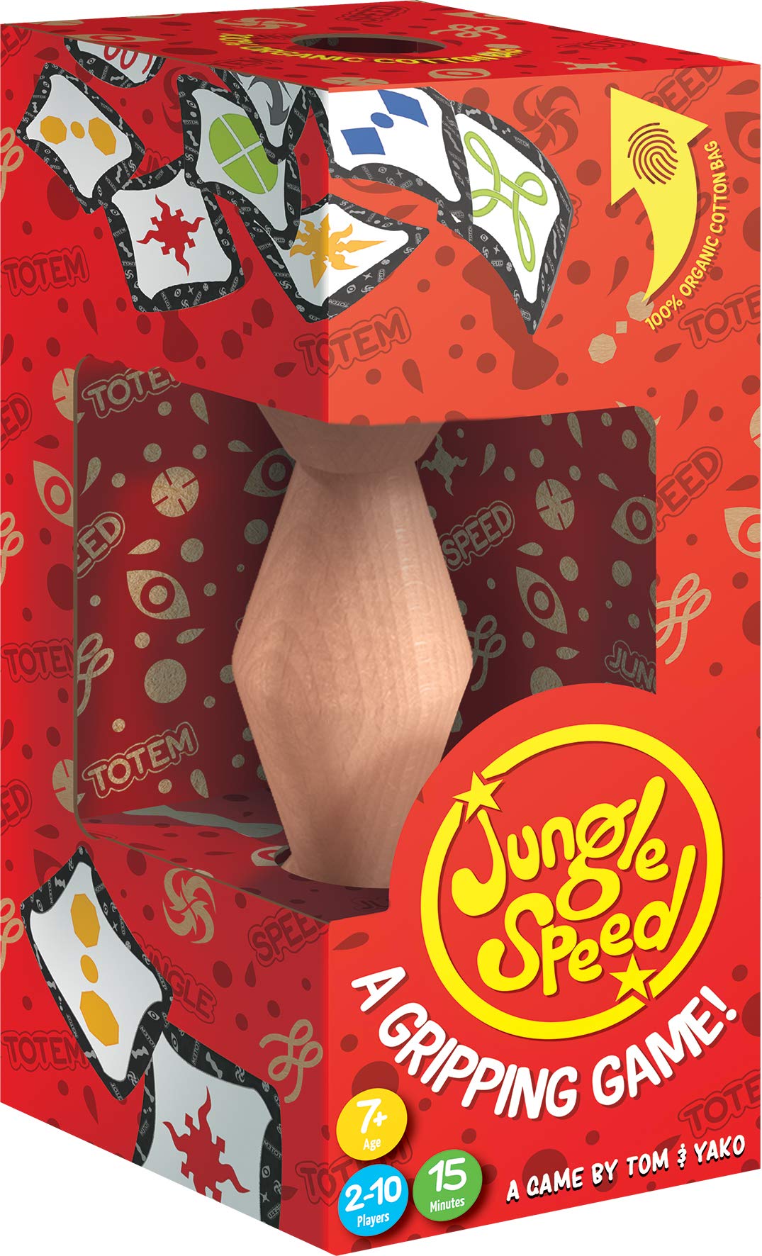 Zygomatic Jungle Speed Party Game (Eco Box) - Fast-Paced Matching Game with Travel Bag for Kids & Adults, Ages 7+, 2-10 Players, 15 Minute Playtime, Made