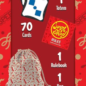 Zygomatic Jungle Speed Party Game (Eco Box) - Fast-Paced Matching Game with Travel Bag for Kids & Adults, Ages 7+, 2-10 Players, 15 Minute Playtime, Made