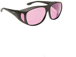 eschenbach fl-41 summerwood dark rose filter glasses - photophobia sunglasses