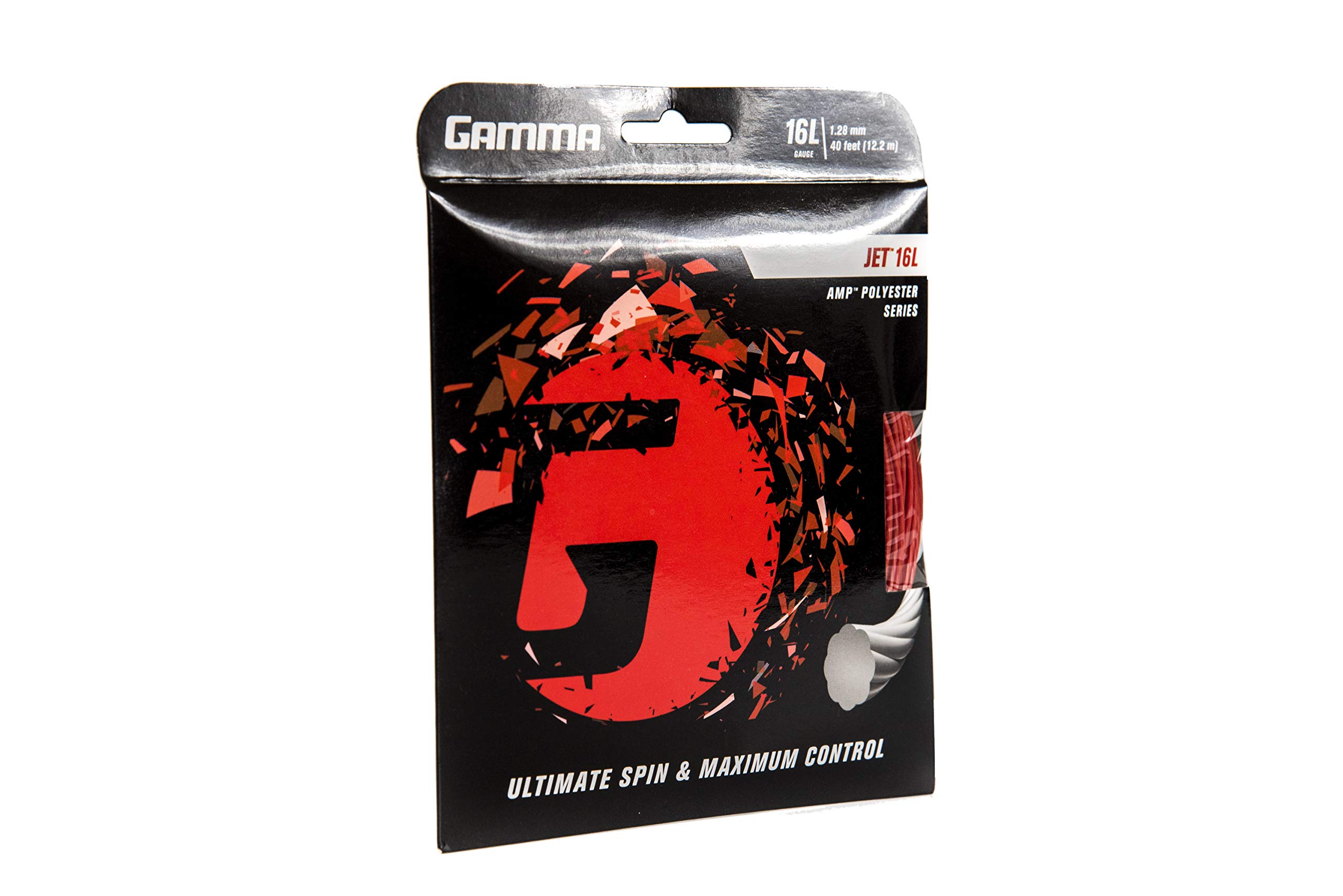 GAMMA Jet 16L Tennis String Set Red