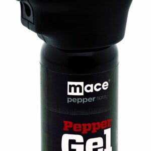 Mace Brand Magnum 3 Pepper Gel (45g) — 18’ Police Strength Pepper Gel, Flip Top Safety Cap, Wind-Safe Thick Gel Stream Technology, UV Dye — Self Defense Pepper Spray for Women & Men, Made in The USA