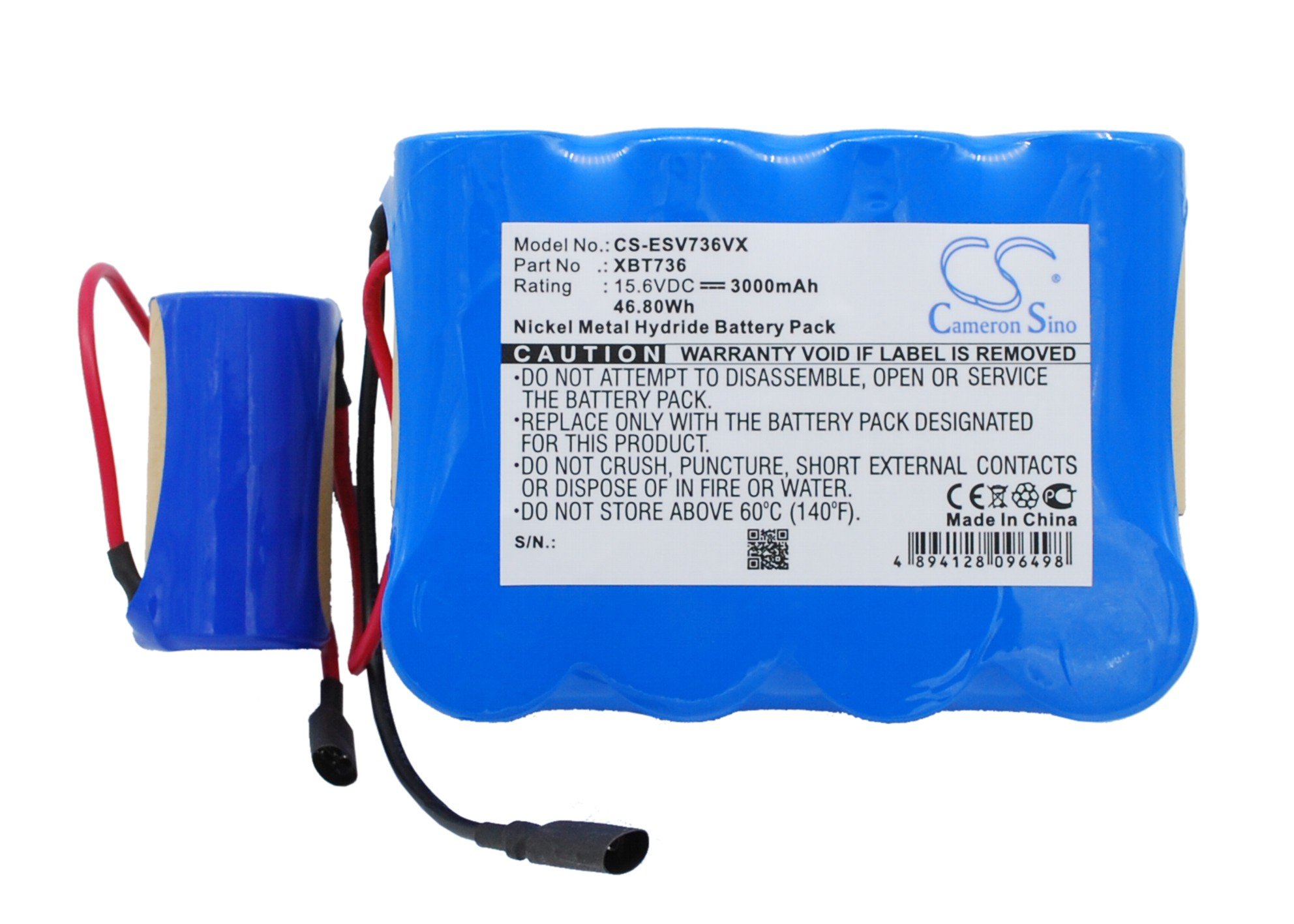 Battery Replacement for Shark XBP736 SV736,SV736R,SV75,SV75SP,SV75Z