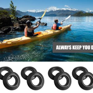 Tomato Palace Kayak Paddle Drip Rings, Canoe Paddles Drip Ring, Kayak Part Accessories (8 PCS)