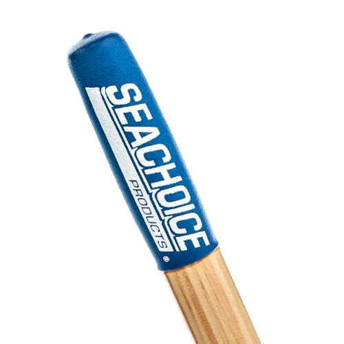 Seachoice 8 Ft. Wood Oar, New Zealand Pine Construction, 21-1/4 in. X 4-5/16 in. Blade, Comfort Grip, Clear Finish