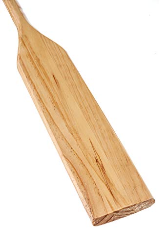 Seachoice 8 Ft. Wood Oar, New Zealand Pine Construction, 21-1/4 in. X 4-5/16 in. Blade, Comfort Grip, Clear Finish