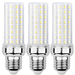 bhch led corn bulbs 20w, e26 edison screw bulbs, 150w incandescent bulbs equivalent, neutral white 4000k, non-dimmable, pack of 3