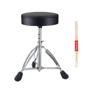 drum stool,adjustable height seat,round portable chair with anti-slip feet for drum beginners