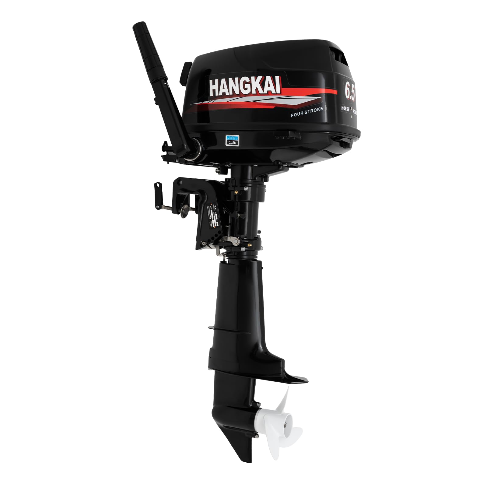 Outboard Motor, 6.5HP 4 Stroke Boat Engine Motor Water Cooling & CDI for Fishing Aquaculture Outdoor Adventure Boat