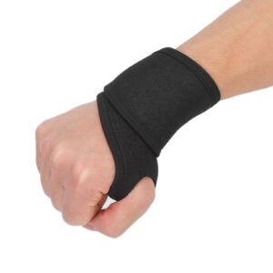 zyyini wrist brace, made of elastic material size adjustable thumb wrist band can prevent injuries while sports, suitable for daily use(#1)