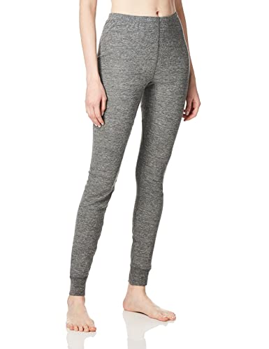 Fruit of the Loom Women's Micro Waffle Thermal Bottom, Medium, Smoke Heather