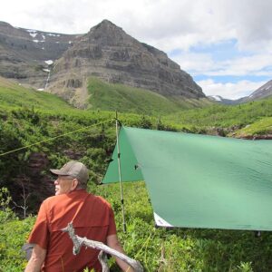 LiteOutdoors Silnylon Tarp - 16.9 Oz. 10' x 12' - Ultralight Backpacking Tarp or Hammock Tarp (Grey, 10' x 12')