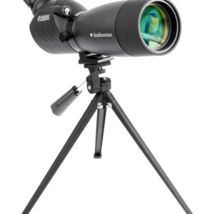 Omano Smithsonian Spotting Scopes for Target Shooting – 20-60x60 Spotting Scopes for Bird Watching – Best Spotting Scope with Tripod and Phone Adapter for Adults – includes Smithsonian Bird Guide