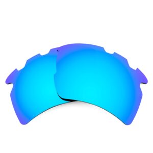 revant replacement lenses compatible with oakley flak 2.0 xl vented, non-polarized, ice blue mirrorshield