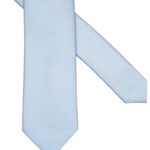 ZENXUS Solid Skinny Ties for Men, 2.5 inch Slim Dusty Blue Necktie