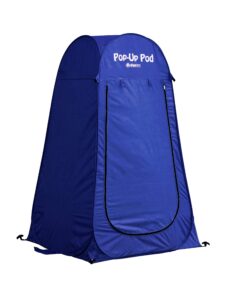 gigatent pop up pod changing room privacy tent – instant portable outdoor shower tent, camp toilet, rain shelter for camping & beach – lightweight & sturdy, easy set up, foldable (navy)