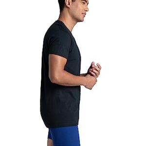 Fruit of the Loom mens Stay Tucked Crew T-shirt Underwear, Classic Fit - Assorted Colors, XX-Large US, (Pack of 6)