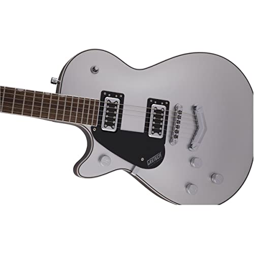 Gretsch G5230 Electromatic Jet FT Single-Cut Airline Silver LEFTY w/V-Stoptail