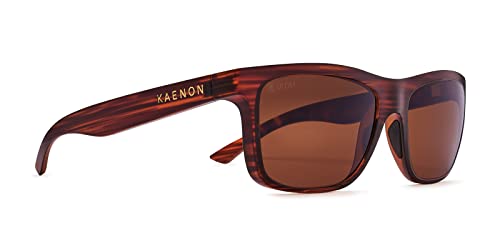 Kaenon Unisex Clarke Polarized Sunglasses, Hazelnut