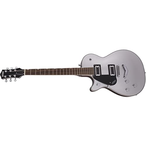 Gretsch G5230 Electromatic Jet FT Single-Cut Airline Silver LEFTY w/V-Stoptail