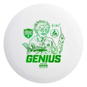 discmania active base genius disc golf driver, understable disc golf driver (colors may vary) - 165-170 grams