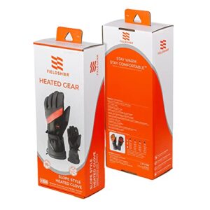 Mobile Warming Slope Style Heated Gloves Unisex 7.4 Volt Gray Medium