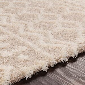 Livabliss Hapsburg Moroccan Shag Area Rug,12' x 15',Beige