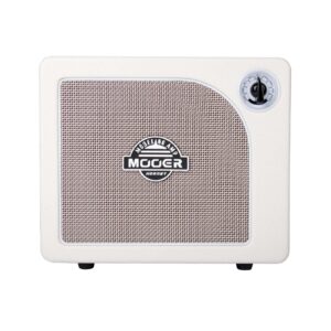 mooer guitar amplifier combo 15w, practice electric guitar amp with 9 digital amp models, 6.5" speaker, bluetooth, headphone output, for electric guitar, acoustic guitar and bass