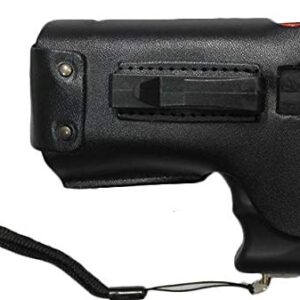 Dev Multicolored Gun Stun Gun with Led Light Rechargeable Safety Disable Pin (Black SH 13292)