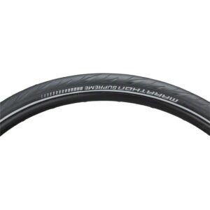 schwalbe marathon supreme tire - 700 x 40, clincher, folding, black/reflective, evolution line