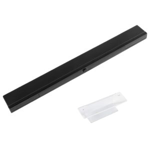 aokin sensor bar for wii, replacement wireless infrared ray sensor bar for nintendo wii and wii u console, includes clear stand, black