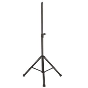 microphone stand, agptek wind screen bracket stand with adjustable and non-slip tripod base, suit for large microphone isolation shield (black)