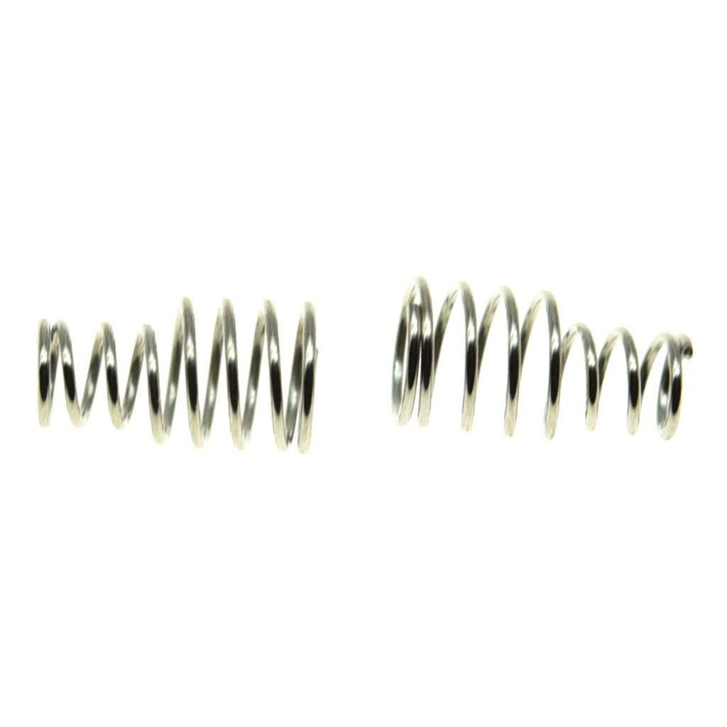 KAISH Pack of 50 Metric Thread M3 Single Coil Pickup Mounting Screws and Springs 3x21.5mm for ST Strat/Tele Nickel