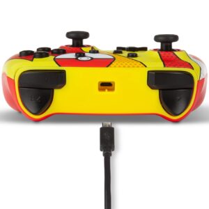 NINTENDO SWITCH PIKACHU POP ART WIRED ENHANCED CONTROLLER [POWER A]