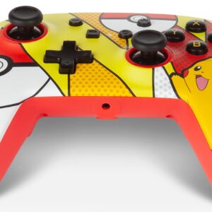 NINTENDO SWITCH PIKACHU POP ART WIRED ENHANCED CONTROLLER [POWER A]