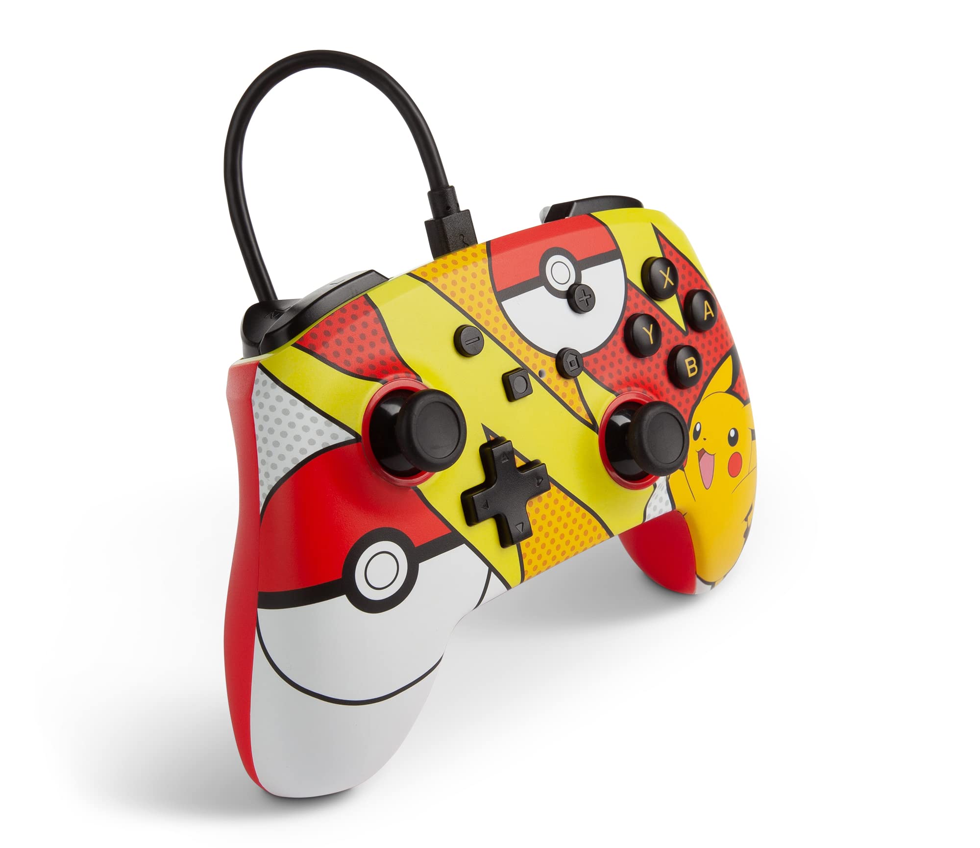 NINTENDO SWITCH PIKACHU POP ART WIRED ENHANCED CONTROLLER [POWER A]