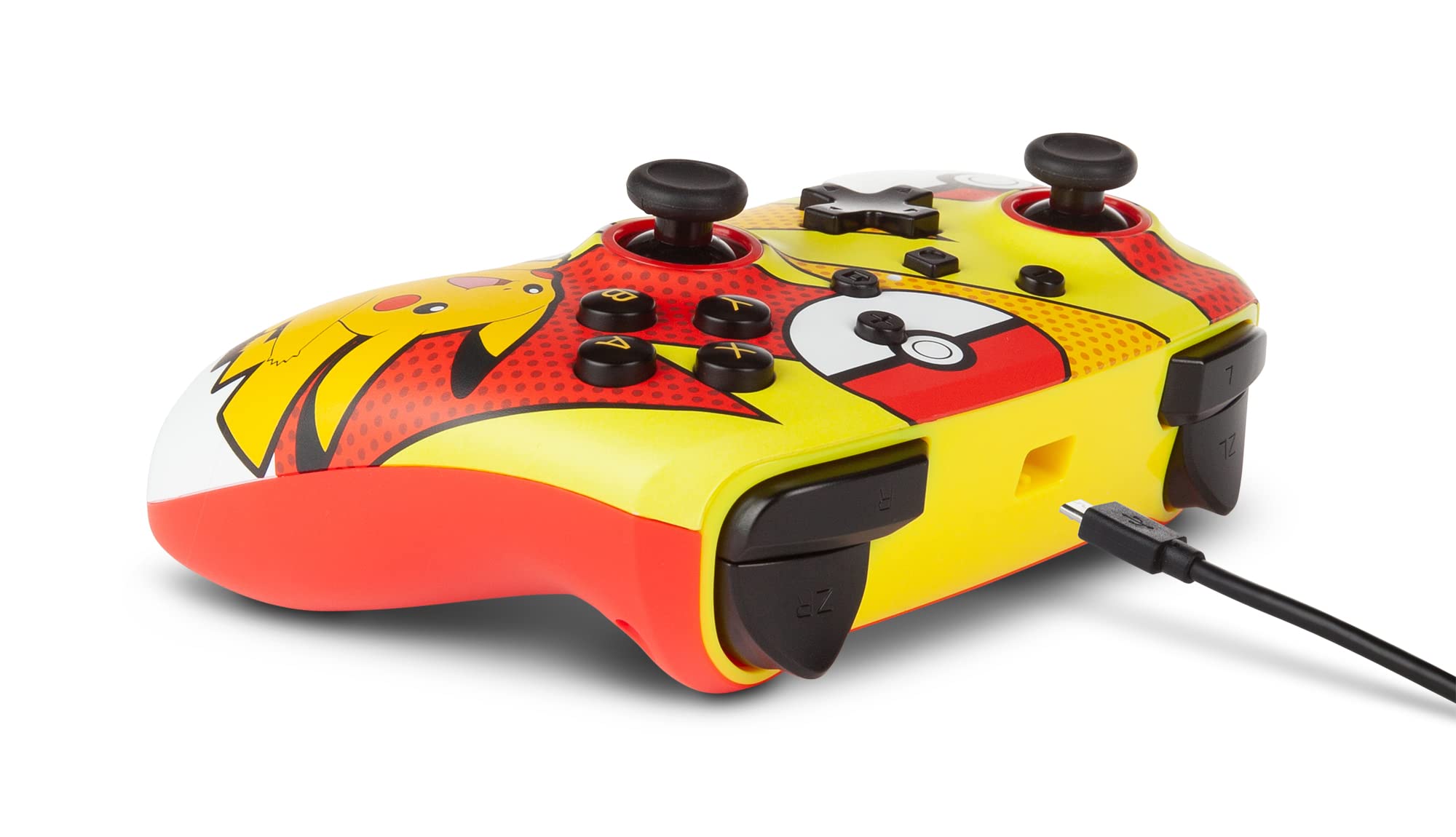 NINTENDO SWITCH PIKACHU POP ART WIRED ENHANCED CONTROLLER [POWER A]