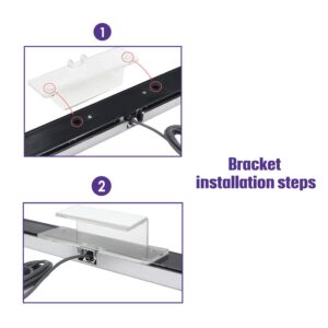 Xahpower Sensor Bar for Wii, Replacement Wired Infrared Ray Sensor Bar for Nintendo Wii and Wii U Console