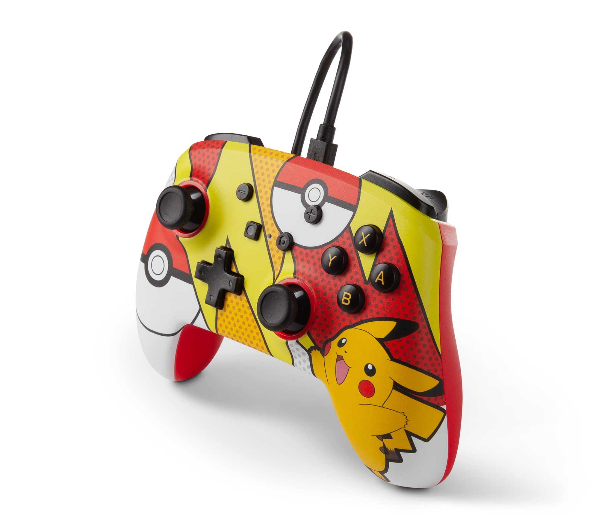 NINTENDO SWITCH PIKACHU POP ART WIRED ENHANCED CONTROLLER [POWER A]